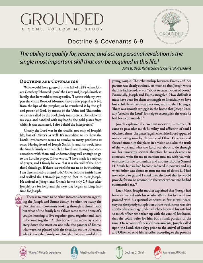Old Testament Introduction | Grounded: A Come Follow Me Study Guide – BMG